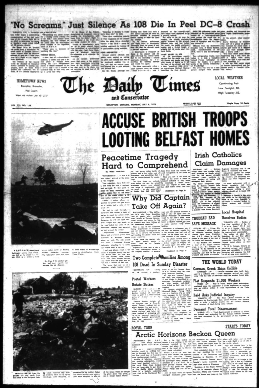 50th Anniversary Air Canada Flight 621 Crash