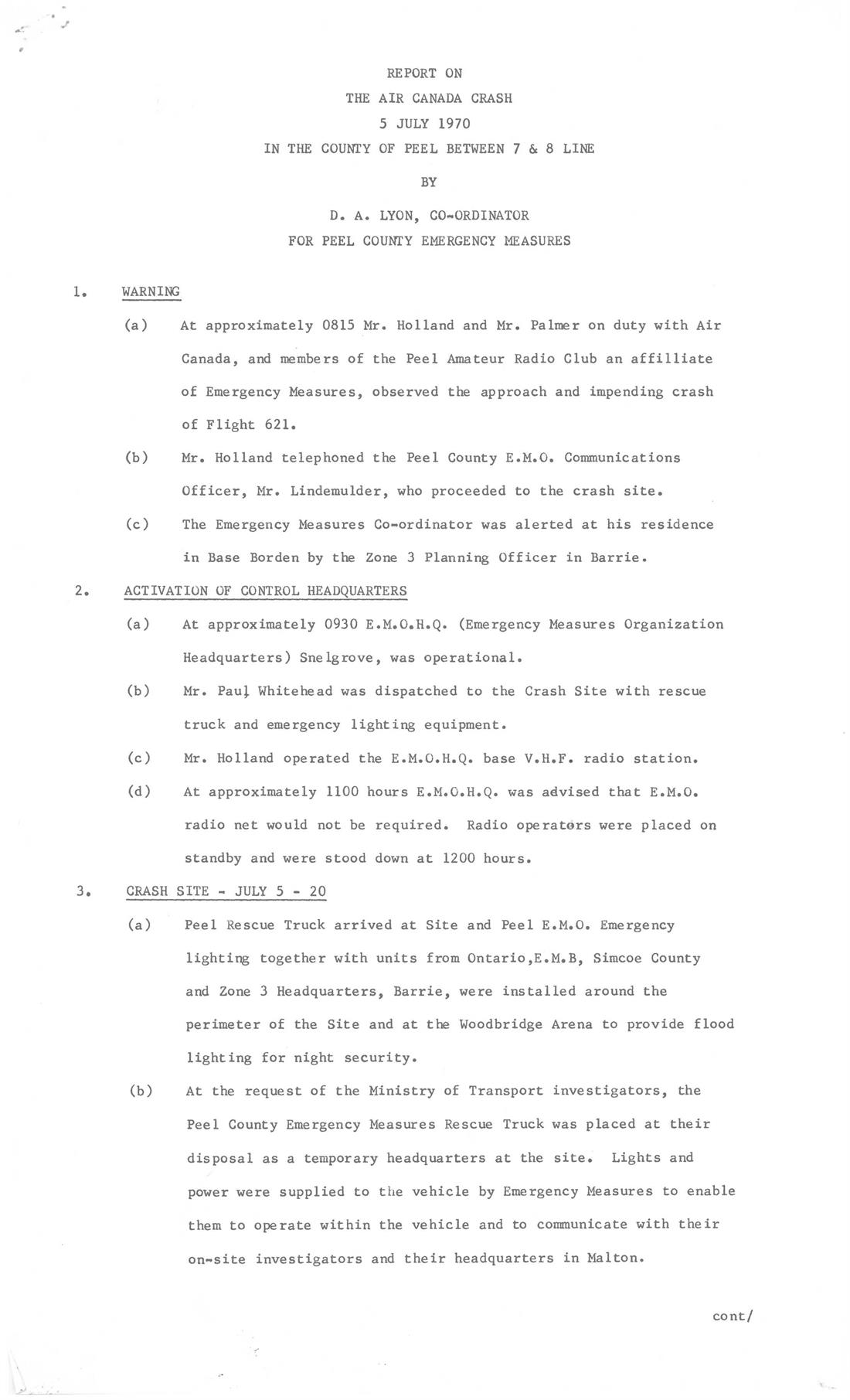 50th Anniversary Air Canada Flight 621 Crash